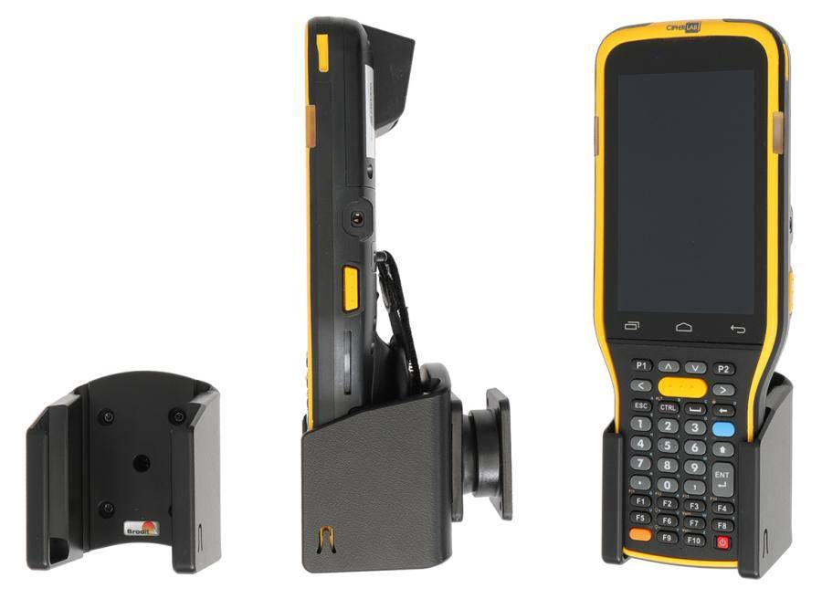 Uchwyt samochodowy do CipherLab RK95, perfekcyjnie dopasowany.